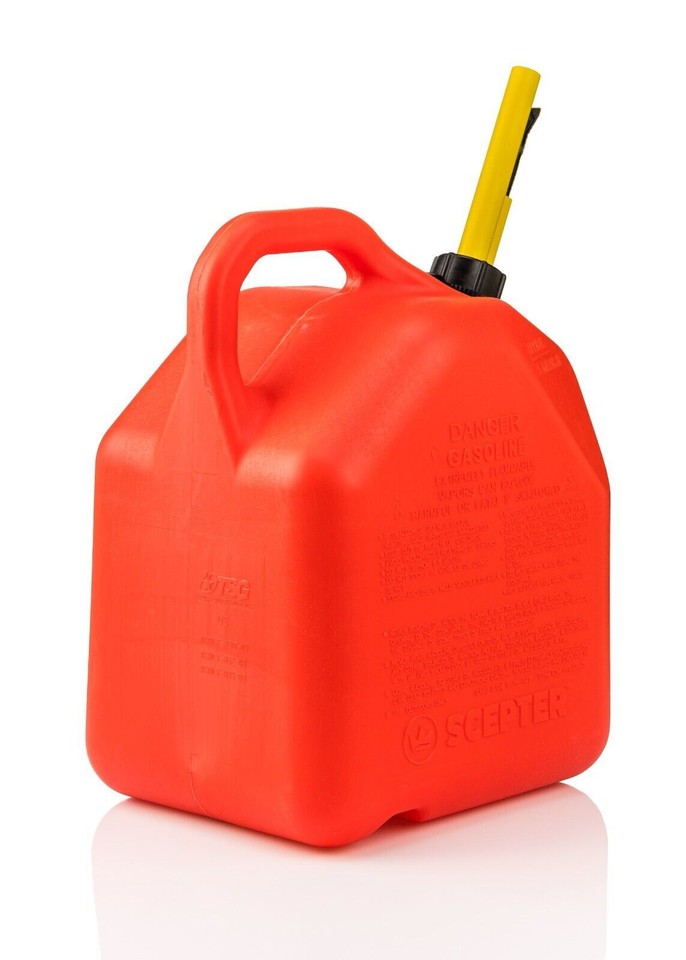 Scepter Ameri-Can Gasoline Can 5 Gallon Volume Capacity, Red Gas Can ...