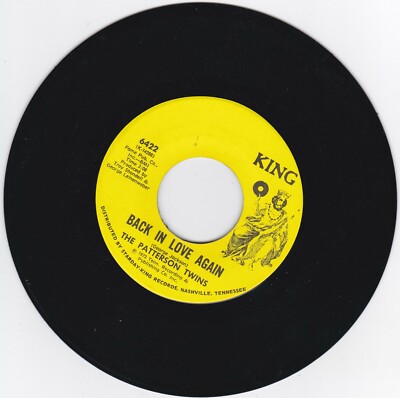 70'S SOUL 45RPM - THE PATTERSON TWINS ON KING - RARE! BEAUTIFUL COPY ...