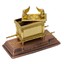 Gold Plated Mini Figurine Ark of the Covenant Stand Jerusalem Replica 4 ...