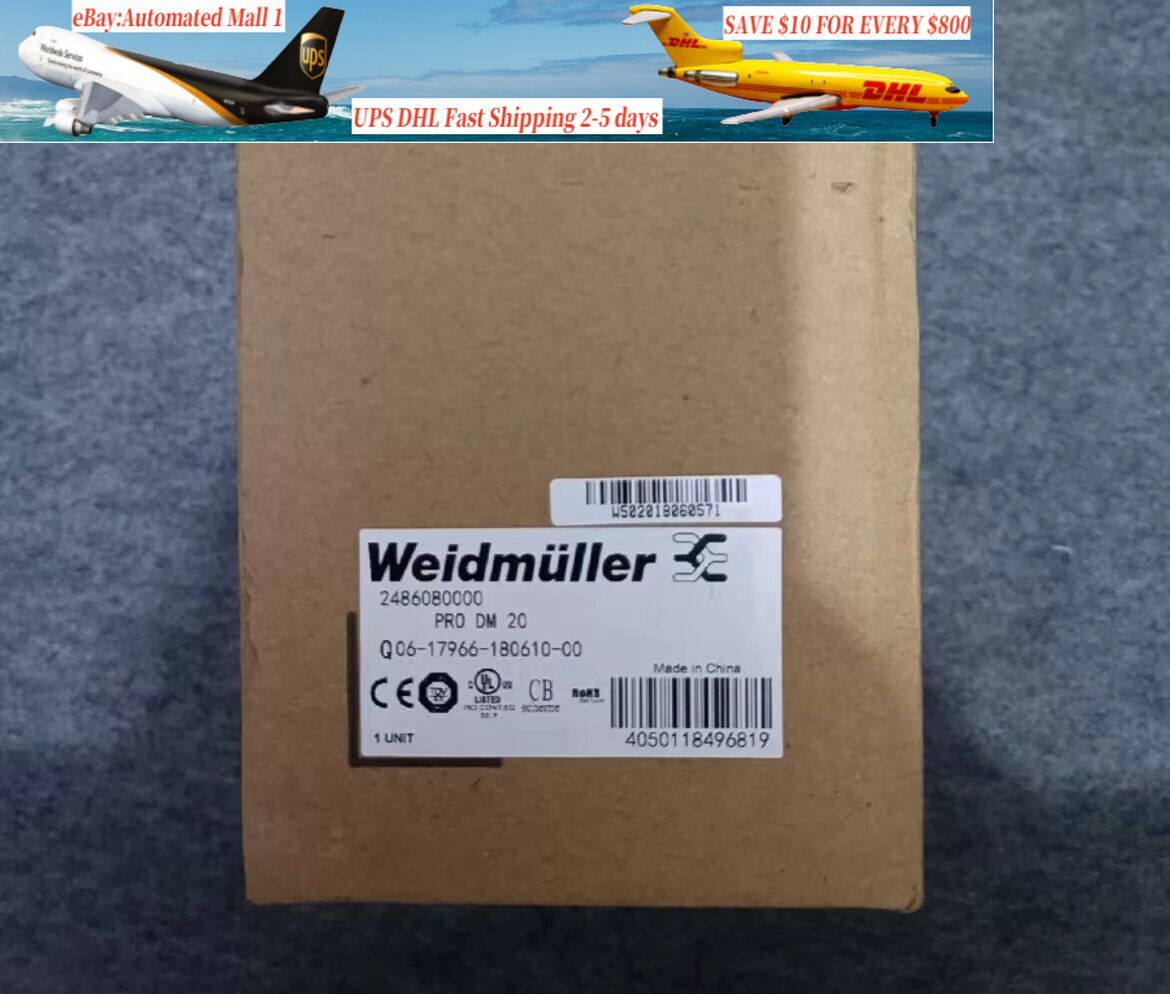 WEIDMULLER PRO DM20 DIN-RAIL MODULE 2486080000 | eBay