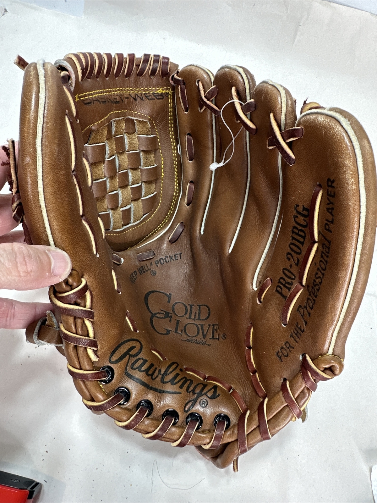 Rawlings Gold Baseball Glove Series Deer Tanned PRO-201BCG Professional ...