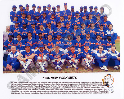 1986 NEW YORK METS WORLD SERIES CHAMPIONS BASEBALL 8x10 TEAM PHOTO | eBay