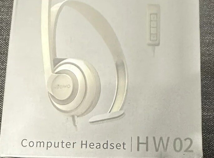 HW02 USB Headset with Microphone Noise Cancelling &in-line Control | eBay
