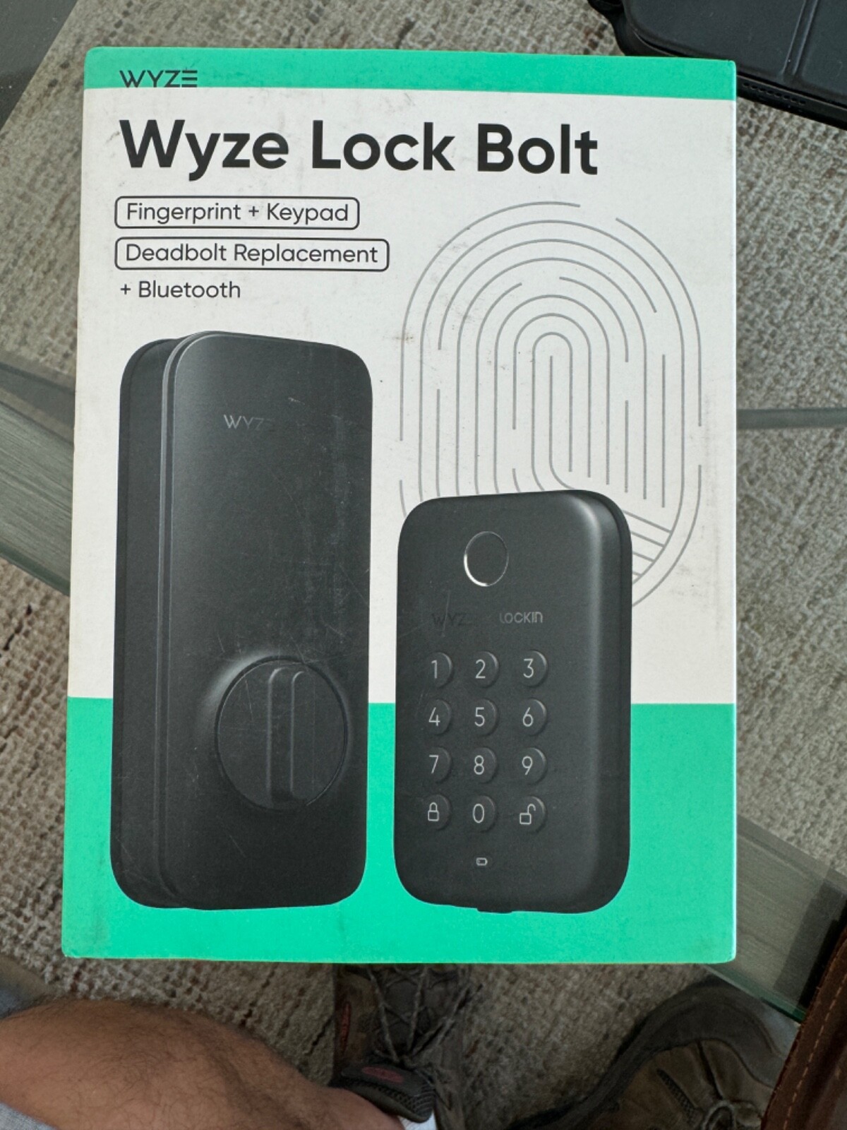 Wyze Auto-Lock Bolt, Fingerprint Keyless Entry Door Smart Bluetooth ...