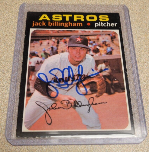JACK BILLINGHAM SIGNED 1971 O-PEE-CHEE OPC BASEBALL CARD #162 TTM AUTO ...