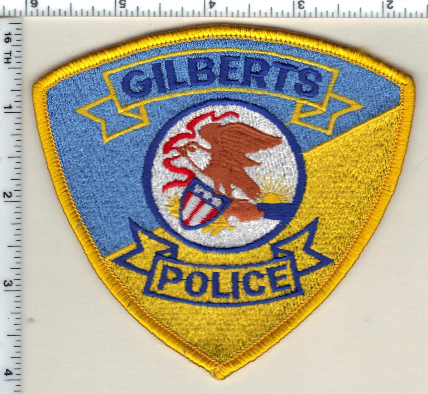 Gilberts Police (Illinois) Shoulder Patch - new from 1991 | eBay