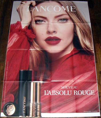 AMANDA SEYFRiED Lancôme L'absolu rouge LARGE french BUS SHELTER poster ...