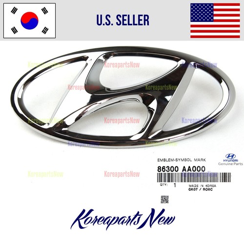 REAR Trunk Emblem Mark "H" ⭐OEM⭐ 86300AA000 for Hyundai Elantra Sedan ...
