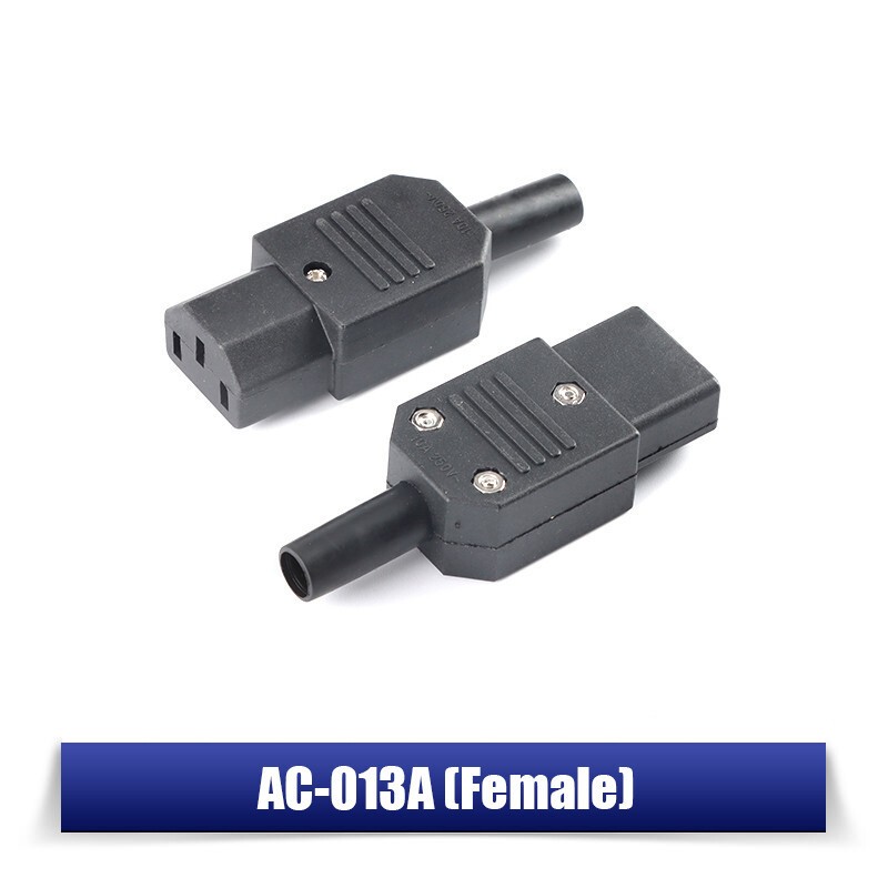 IEC Power Socket Connector 3 Pin AC 250V 10A Male Female Plug Jack PCB ...