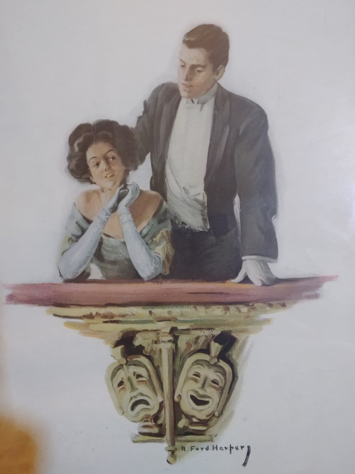 Framed Water Color Painting By R. Ford Harper | eBay UK