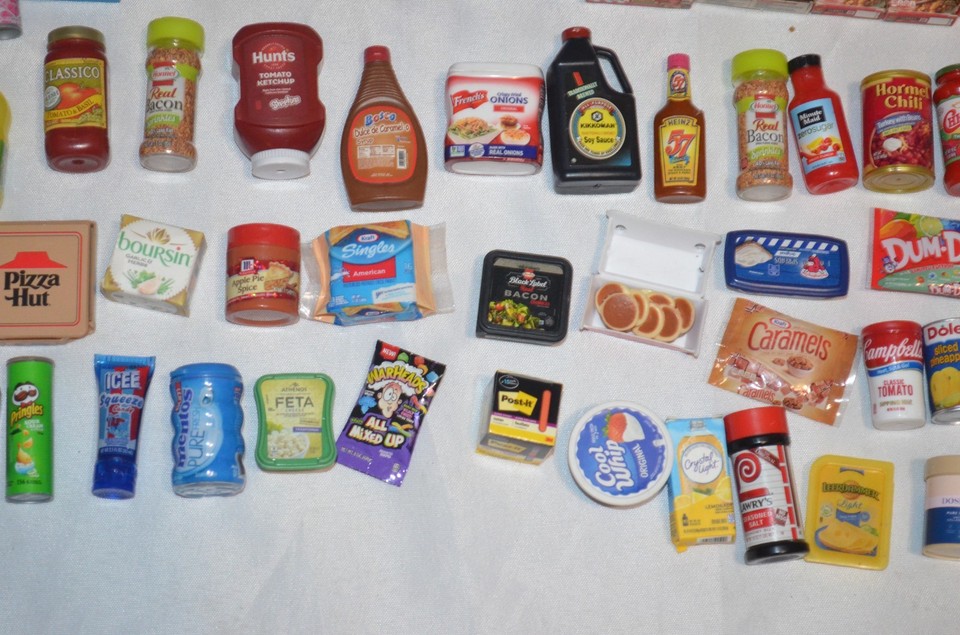 Zuru Mini Brands Food Household items Lot of 73 with Fast Food items ...
