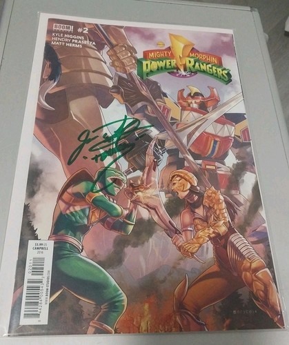 MMPR Mighty Morphin Power Rangers #2 Comic SIGNED By Jason David Frank ...