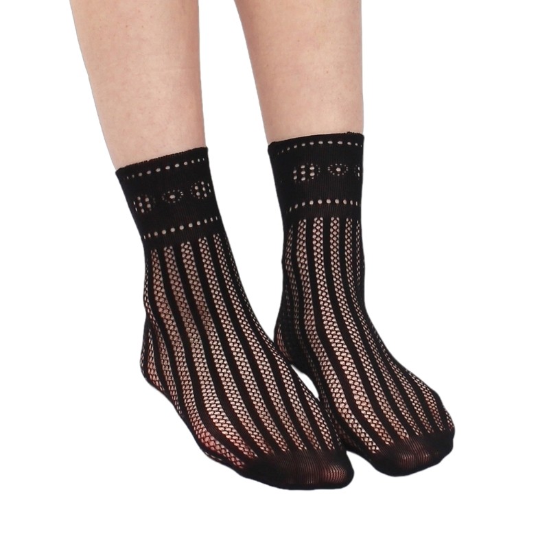 Women Mesh Net Short Socks Sweet Lolitas Princesses Socks Hollowed ...