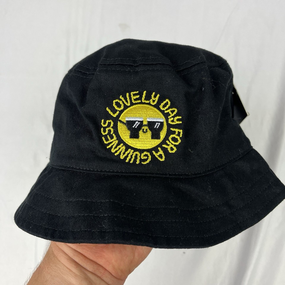 Guinness x Kathi Burke Bucket Hat 58cm Black Limited Edition Lovely Day ...
