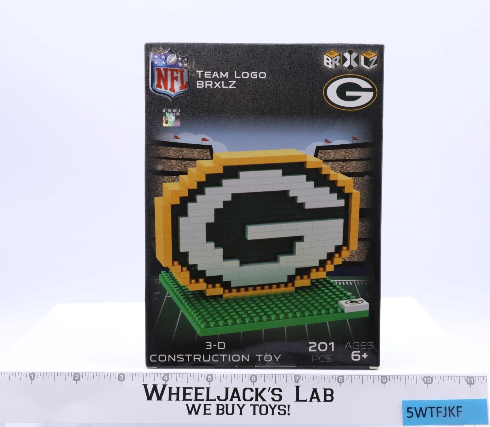 Greenbay Packers Team Logo NFL BRXLZ 3-D Construction Toy Forever ...