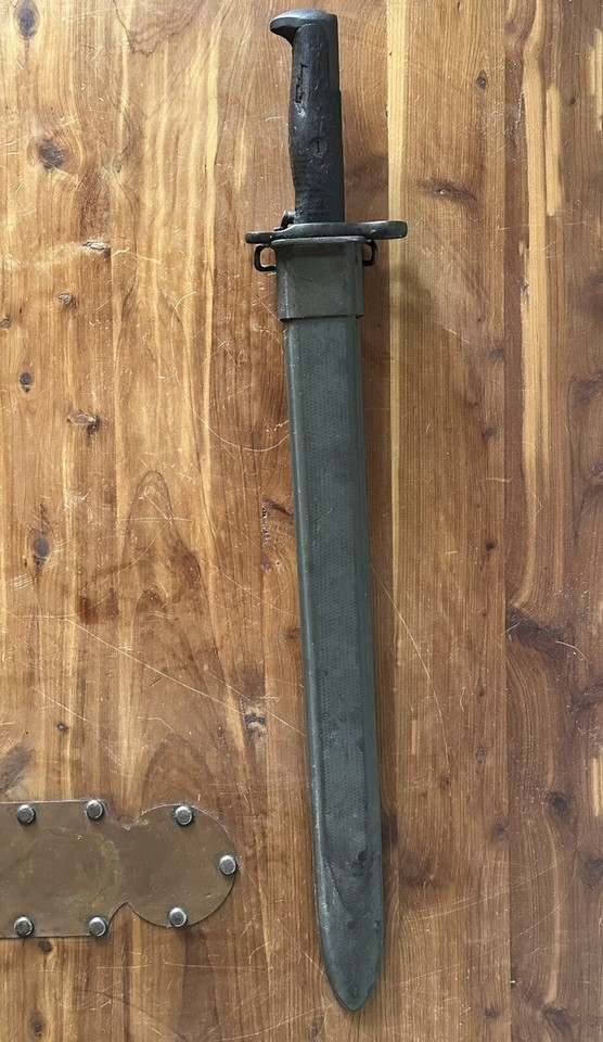WW1 1903 US Springfield Rifle bayonet - SA dated 1918 Cosmoline. | eBay