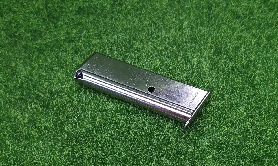 Mec-Gar Walther PPK/S, 7 Round .380ACP Magazine, Nickel Plated ...