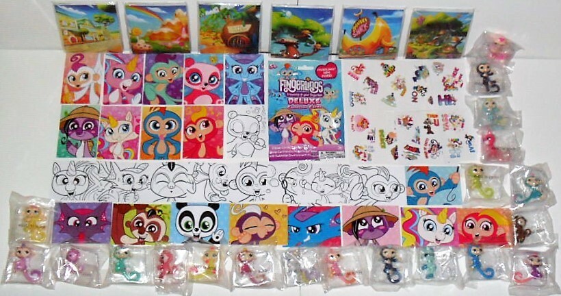 FINGERLINGS DELUXE COLLECTOR CARDS COMPLETE MASTER SET CHASE & 21 ...