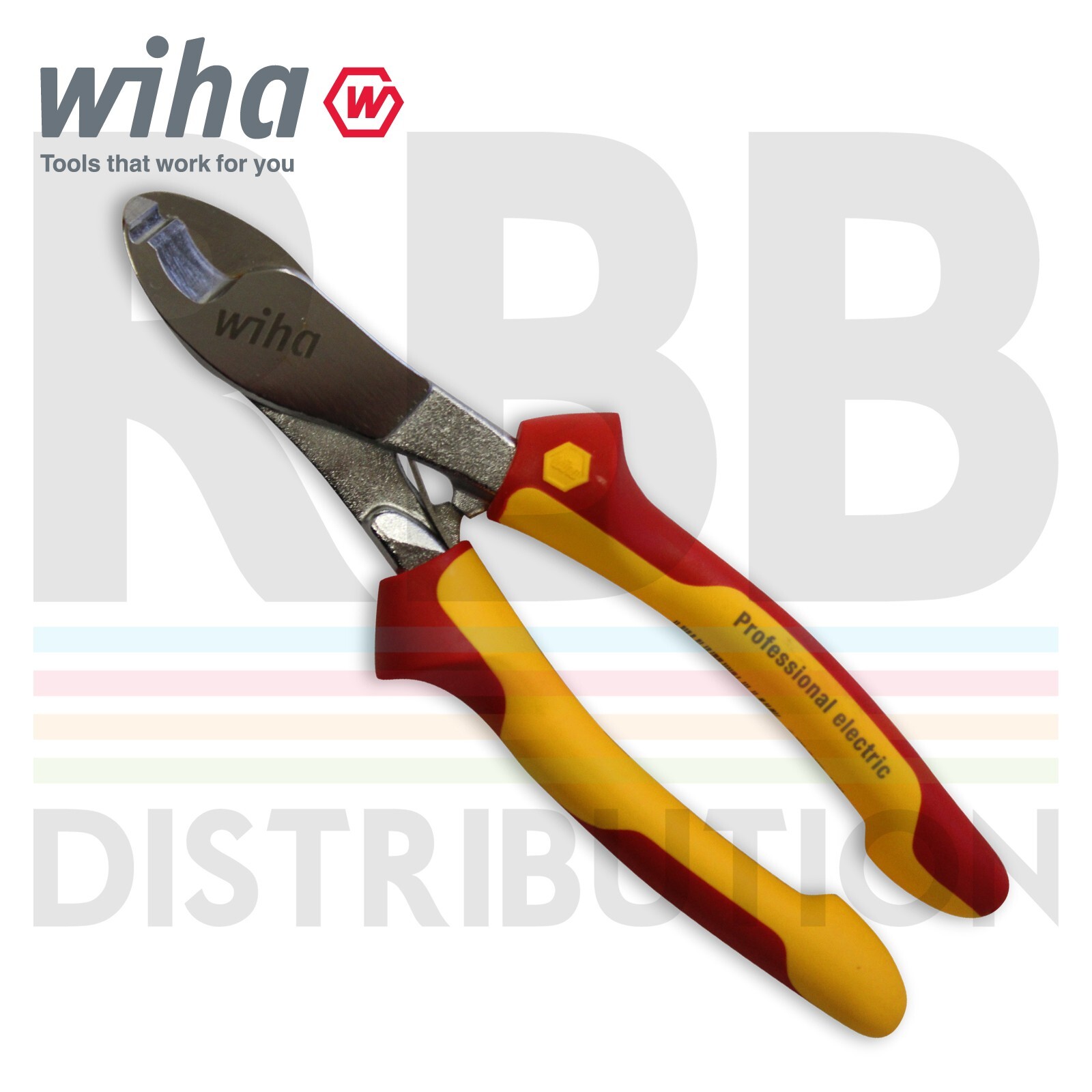 Wiha 43660 Cable Cutter Strippers Professional Clean Cut VDE ...