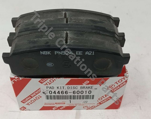 0446660010 Genuine Toyota Pad Kit Disc Brake Rear 04466-60010 for sale ...