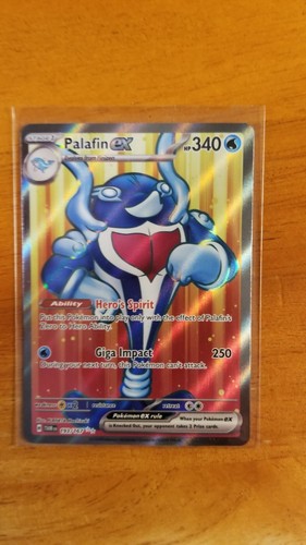 Palafin EX 193/167 Twilight Masquerade Full Art Ultra Rare Pokemon Card ...
