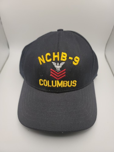 NAVY CARGO HANDLING BATTALION NINE NCHB 9 Corps BLACK Baseball Cap One ...