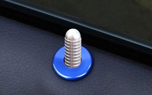 Door Lock Down Bolt Cover Trim 4PCS Fit For Benz GLE GLS 2020-2023 Blue ...
