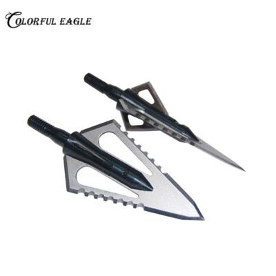 3/6/12PK 100grain 2 Blade Serrated broadhead Arrow Head for Bow ...