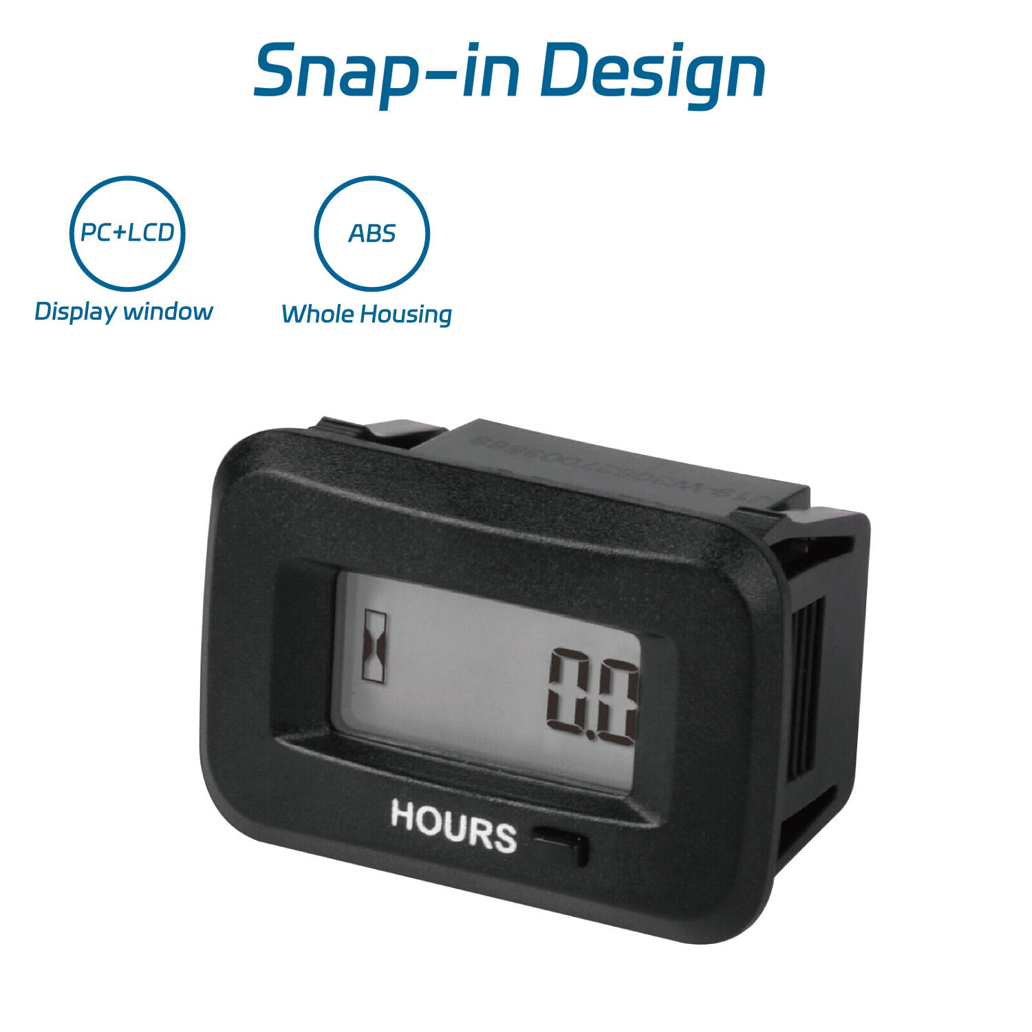 AC/DC 5-277V Digital Hour Meter JOB Timer for Dehumidifier Compressors ...