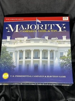 Majority Campaign Vote Win Election Board Game SEALED Nikabo Games 2010 ...