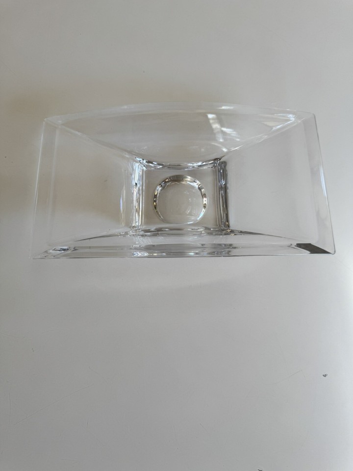 NAMBE ~ Planar Collection ~ Crystal 9 1/4" Dish ~ Karim Rashad Design ...