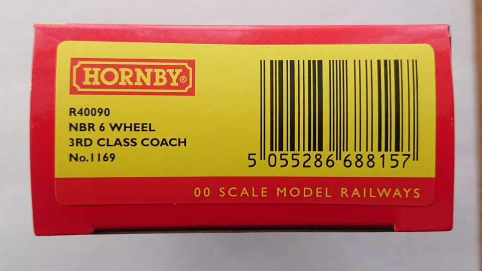 Hornby R40090 NBR 6 Wheel 3rd Class Coach No.1169 Era 2 NEW | eBay UK