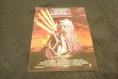 KRULL 1983 ad with the Beast, Ken Marshall as Colwyn, Ynyr, Peter Yates ...