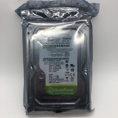 WD5000AVDS-63U7B1, DCM HGRNNT2CHB, Western Digital 500GB SATA 3.5 Hard ...