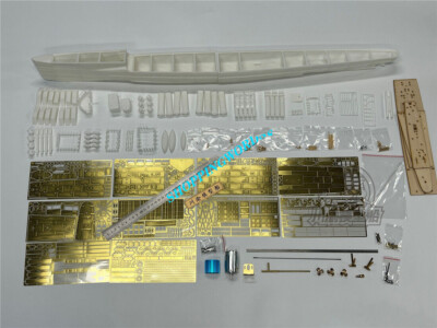 CY525 1/100 Scale USS Smith DD-17 Destroyer Assembly Model Kit w/RC ...