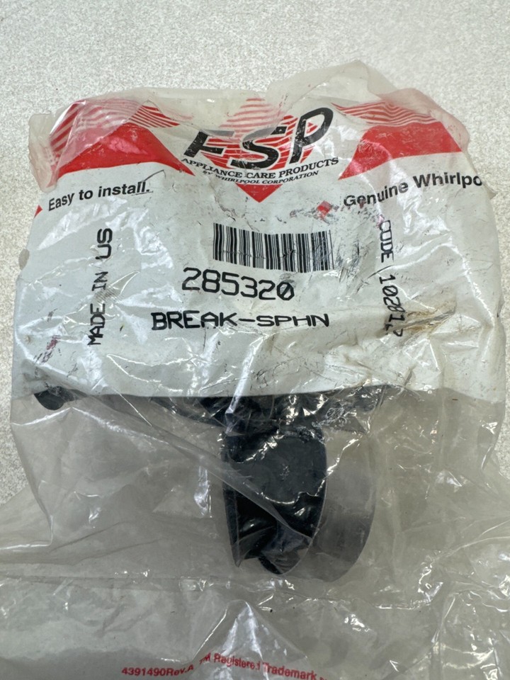 Genuine OEM Whirlpool FSP 285320 Washing Machine Siphon Break Assembly ...
