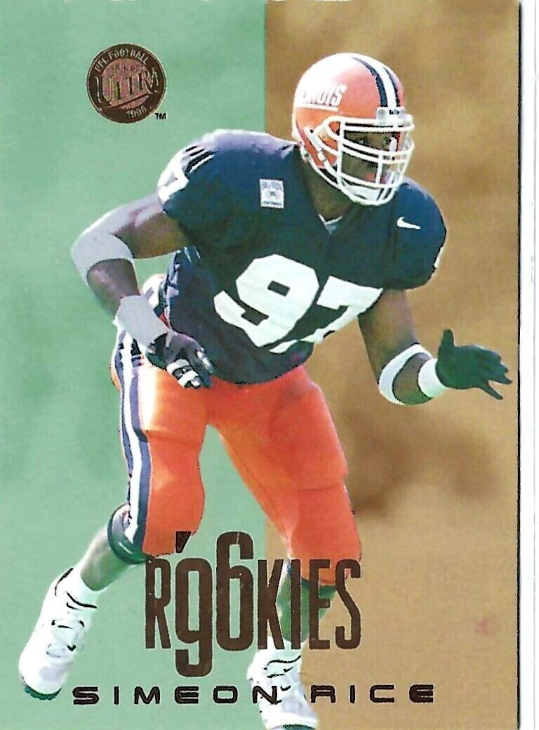 1996 Fleer Ultra Rookie Simeon Rice | eBay