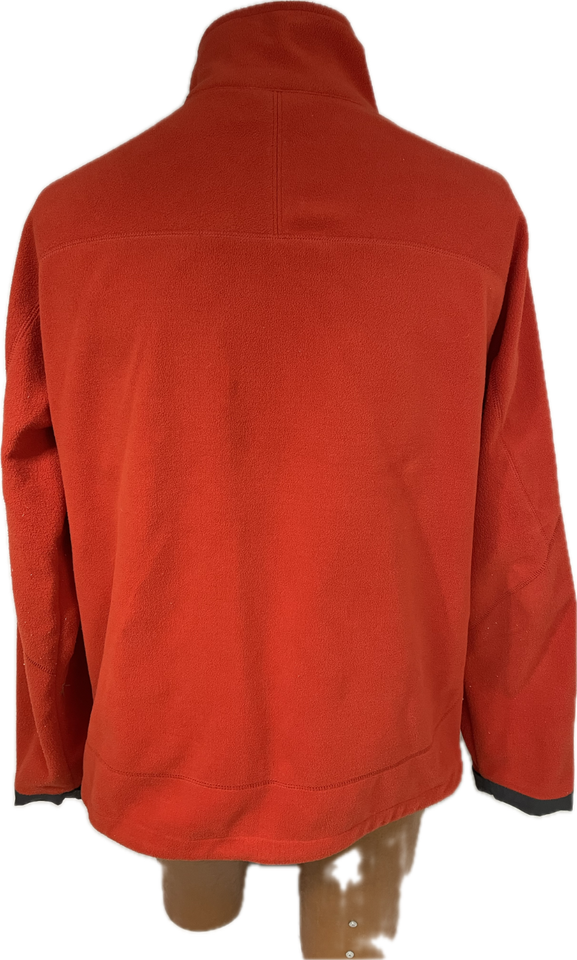REI Mens Size Large Fleece Jacket Recreational Equipment Hiking zip Red ...