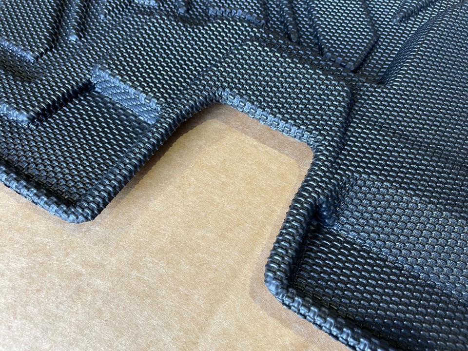 Rear Floor Mats 3D for Hiace 2005-2019 H200 TPE All Weather Moulded ...