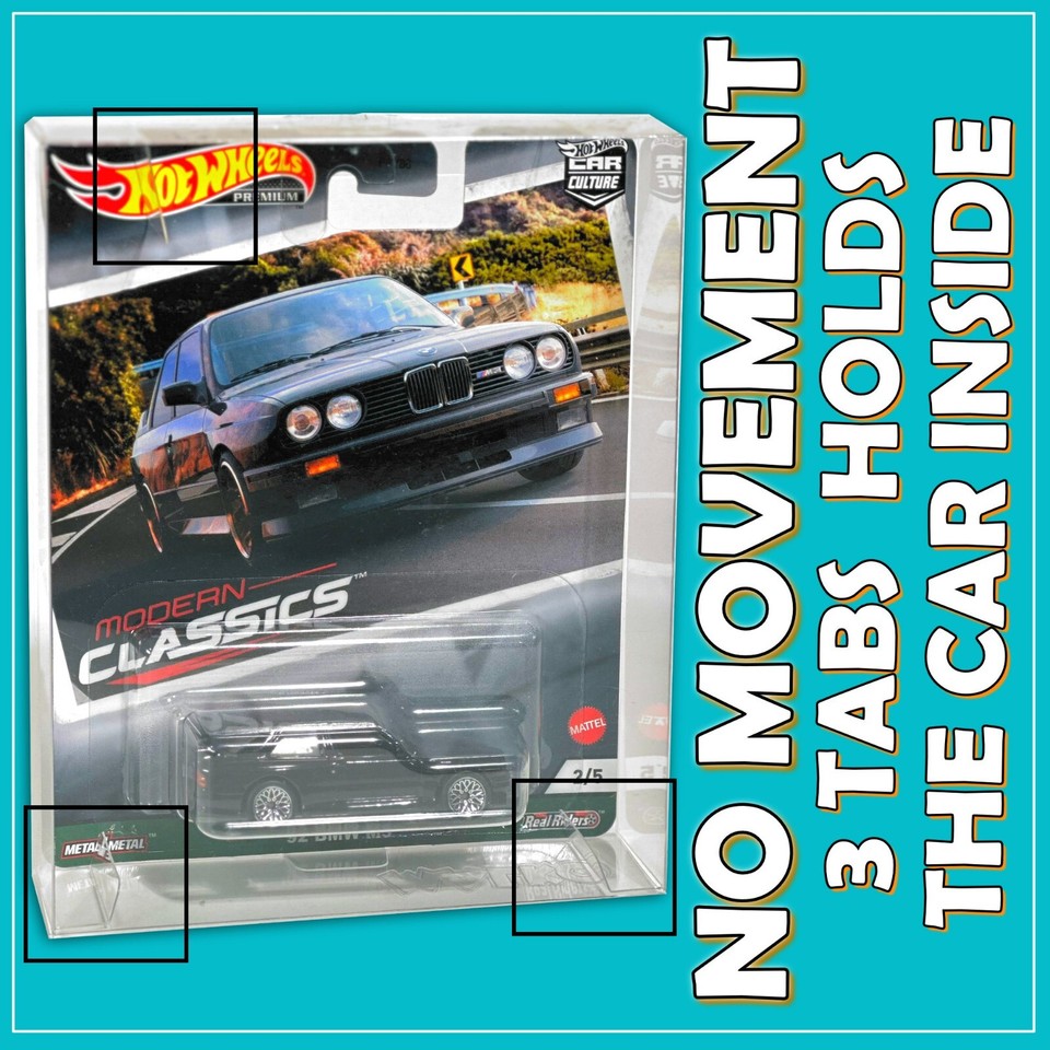10x Hot Wheels Premium Card Protector Display Case for Diecast Cars ...