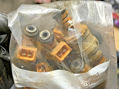 1986-1995 Ford 351w F-150 f-250 302 19 pound Fuel Injectors 4 Pintle ...