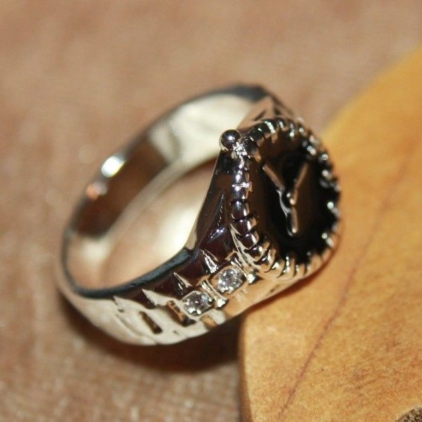 enamel ring gemstone silver jewelry 6.25 7.25 8.75 cocktail wrist watch ...