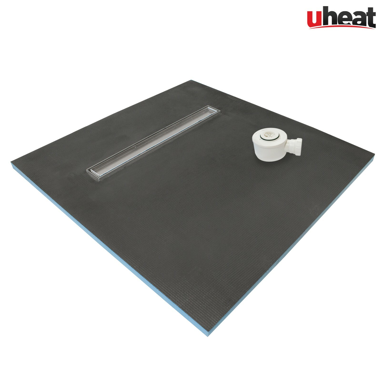 Wetroom Linear Shower Tray Former Drain and Waste Walk In Kit 30mm ...