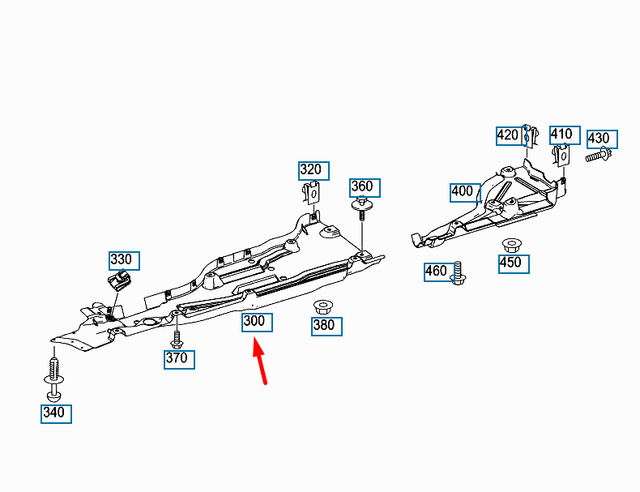 Mercedes-Benz GLE W166 Left Side Underbody Cover A1666801801 for sale ...