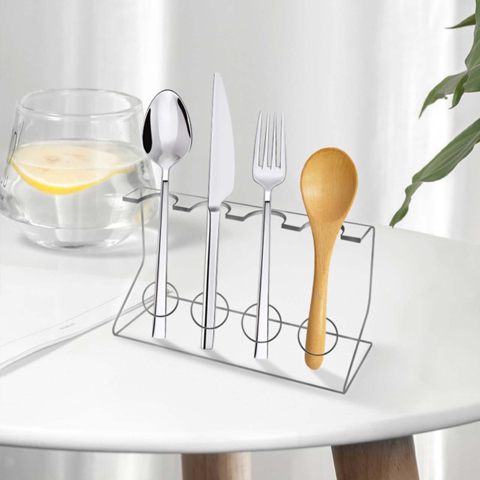 Cutlery Holder Organizer Flatware Display Stand for Cafe Bar Dinning ...
