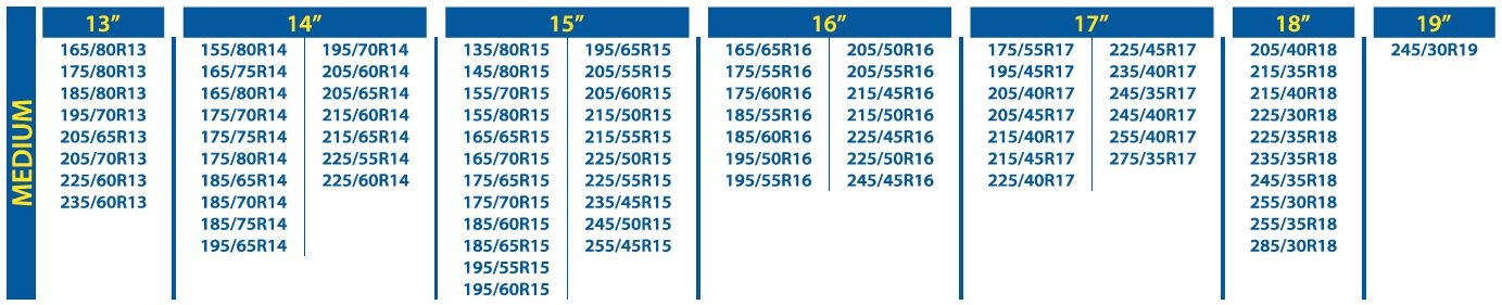 GOODYEAR CALZE DA NEVE OMOLOGATE TAGLIA M MISURA PNEUMATICI DA 13" A 19 ...