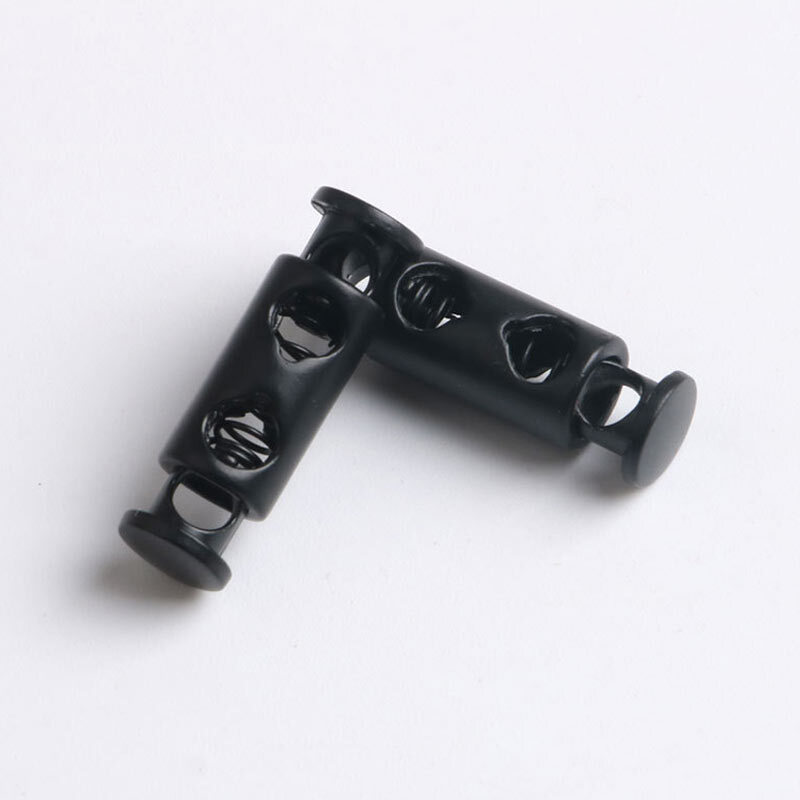 10Pcs Drawstring Stopper Cord Locks Single Double Hole Toggles for Bags ...