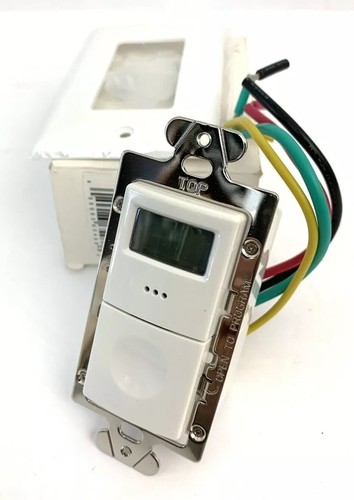 Greengate TSW-MV-White Digital Timer w/ Push-Button 120/277V | eBay