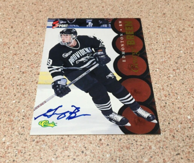 GORGEOUS 1995 CLASSIC 5 SPORT GEORGE BREEN AUTO OLD EDMONTON OILERS | eBay