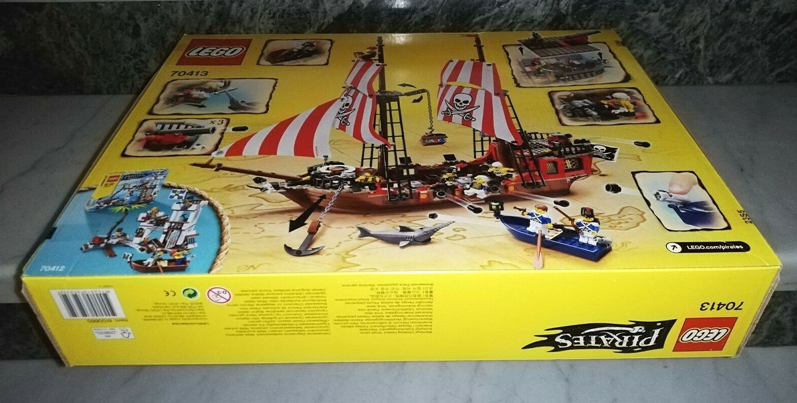 LEGO 70413 PIRATES VELIERO FLAGSHIP SHIP SAILER New Sealed MISB ...